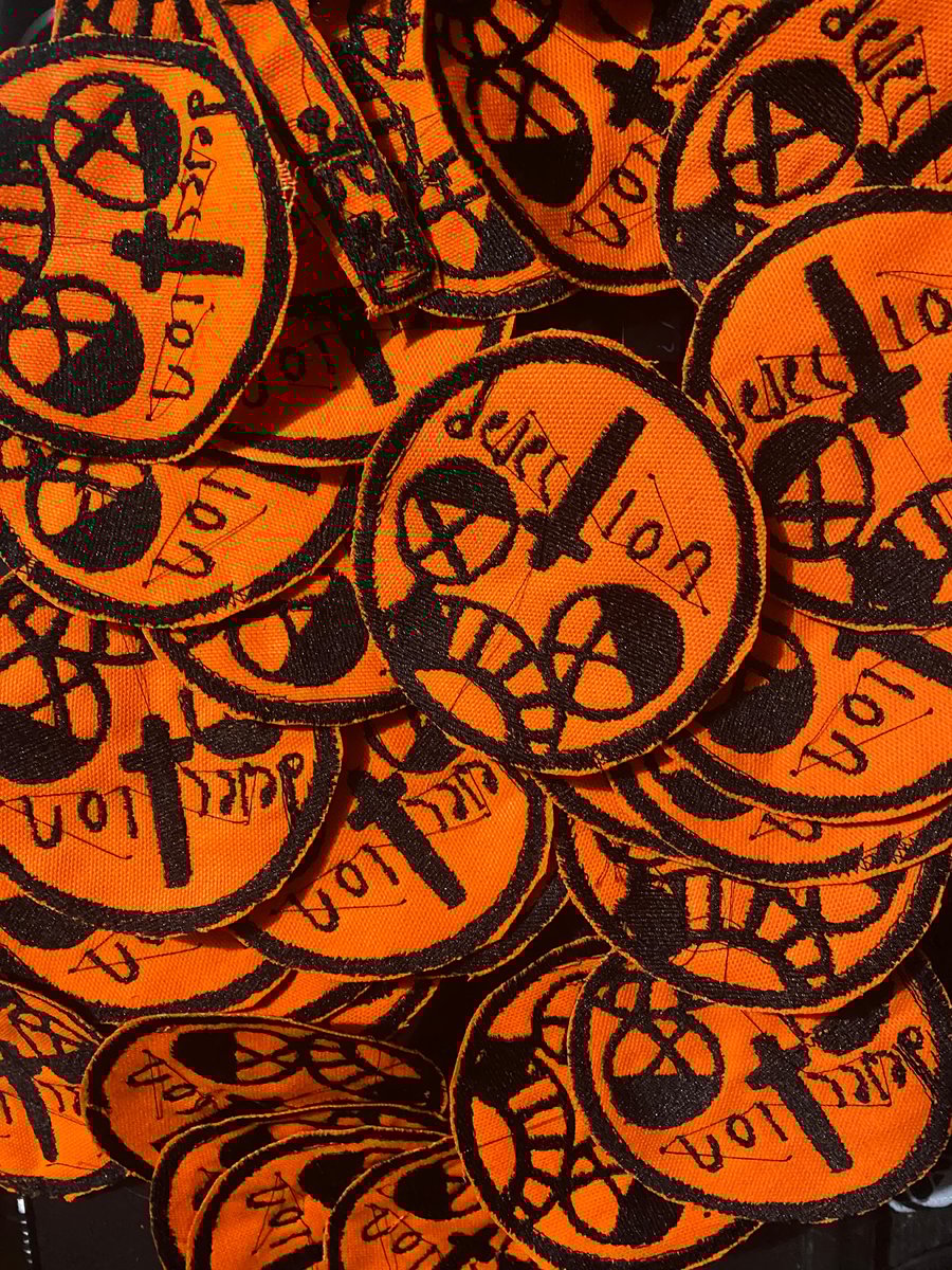 Embroidered halloween patch | Dejection.
