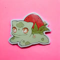 Strawberry Bulbasaur Sticker | yumbrite