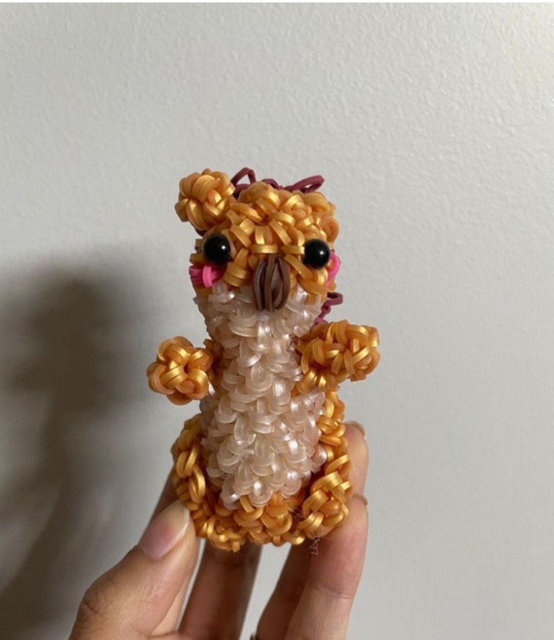 Rainbowloom loomigurumi squirrel | Rainbowloom Wonderland LLC®️
