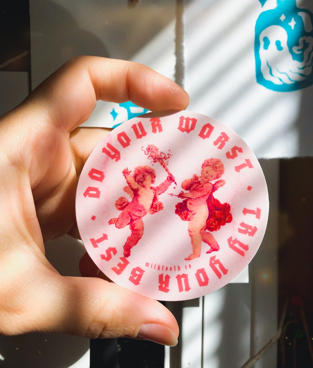 WORST/BEST Cherub Sticker | milktooth co