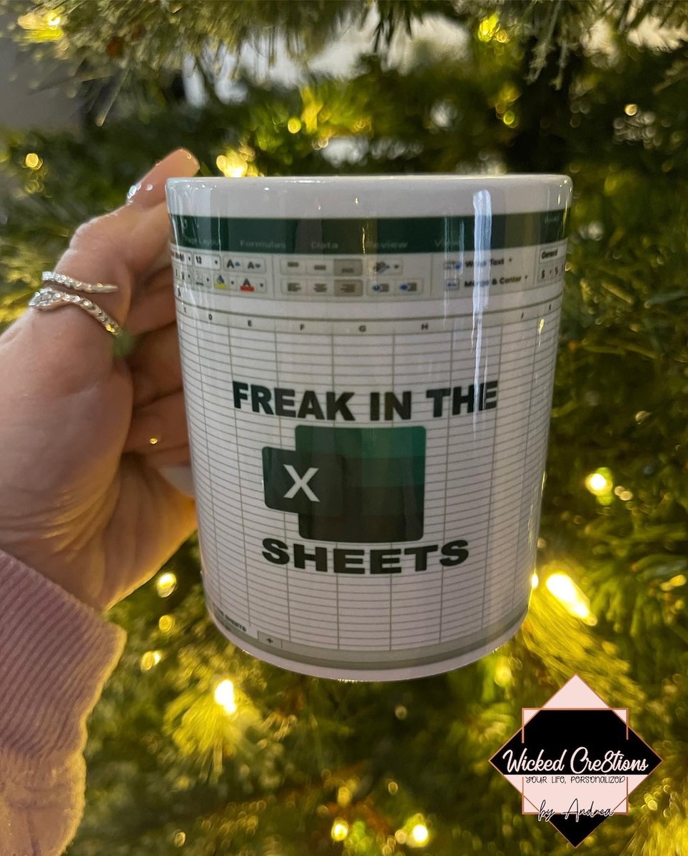 Personalized Excel Mug | Wicked Cre8tions