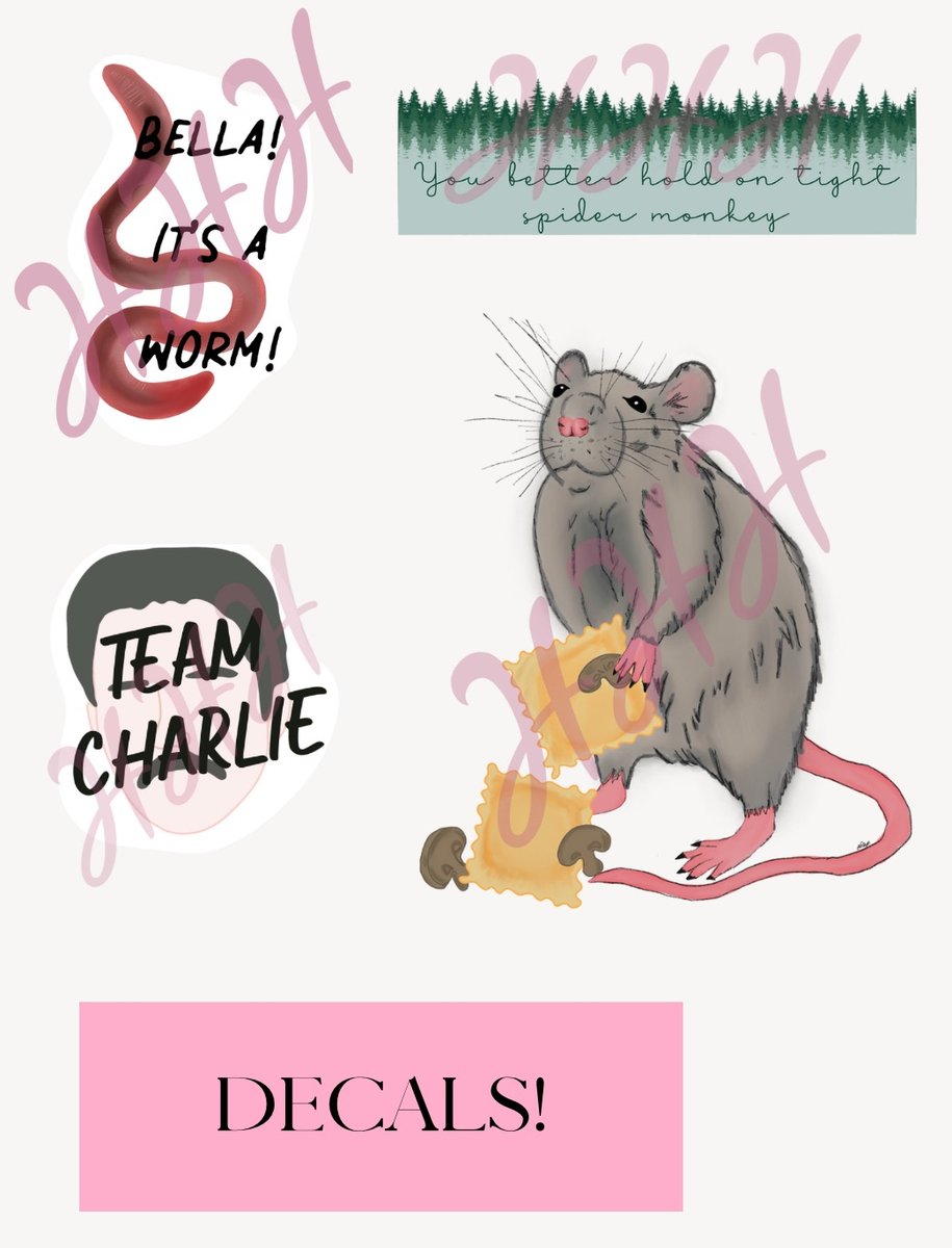 Rat Decals 🐀 | Helfst Haus Handmade