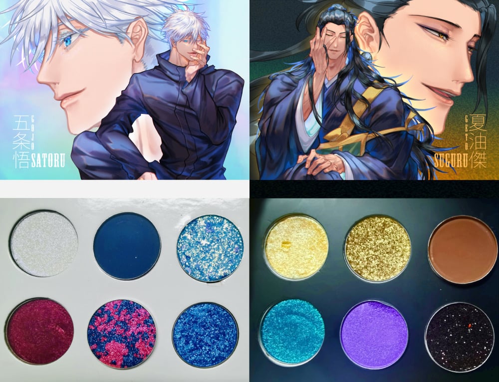 Gojo/Geto (SatoSugu) Eyeshadow Palette [PO] | Torikii