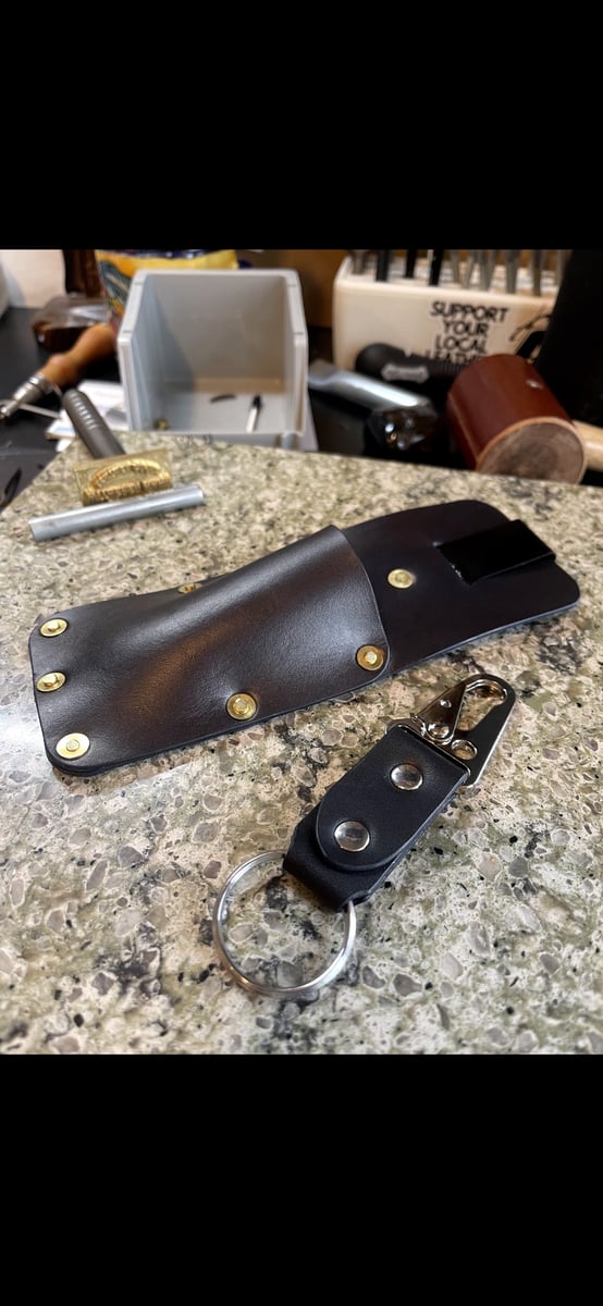 Box cutter holster | Withered Hand Leather