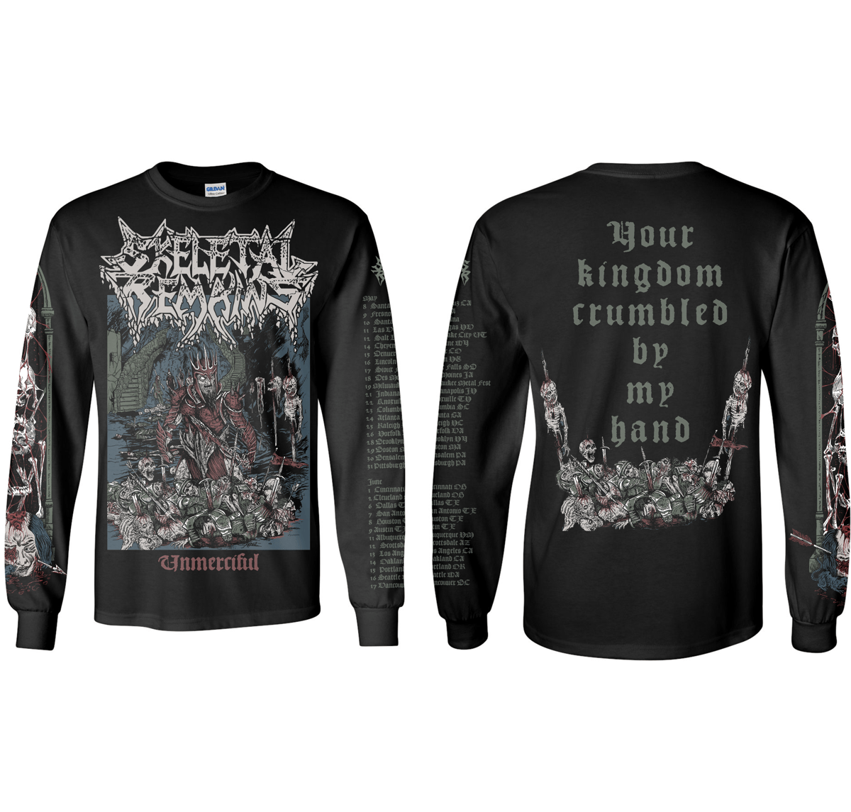 “unmerciful” Tour Ls Skeletal Remains