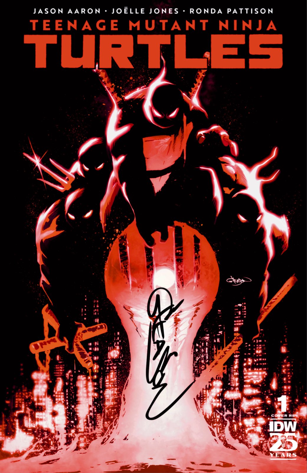 Signed TMNT #1 Gleason Variant Trade Dress W/COA | The PAT GLEASON Shop