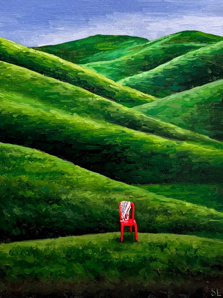 In the Presence of Absence Original Oil Painting | Safia Latif