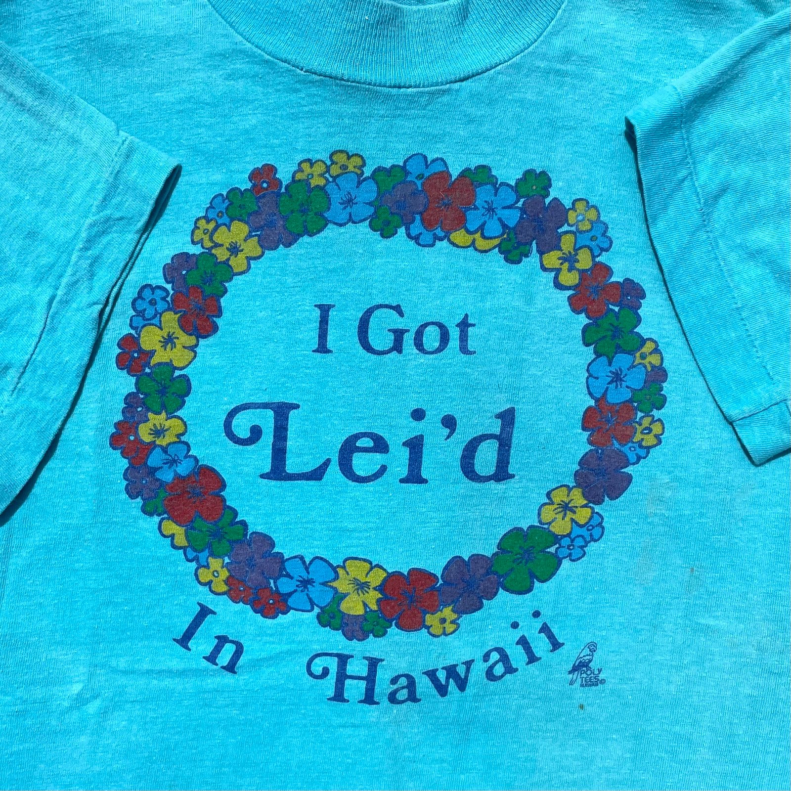 1970s I Got Leid In Hawaii Shirt Size Medium | ChinaCatClothing