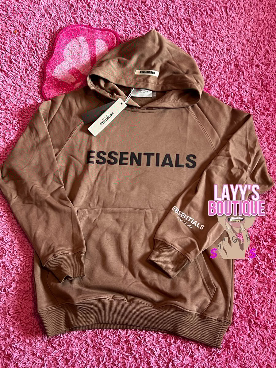 Brown Essentials Hoodie | Layys Closet