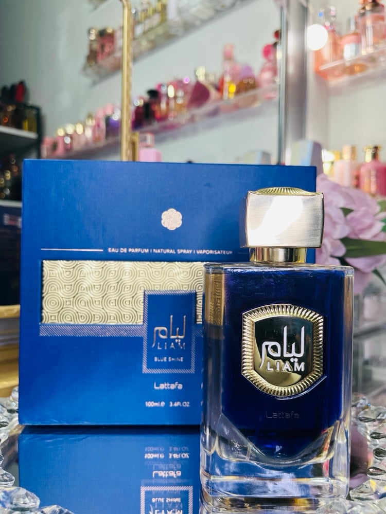 Liam Blue Shine by LATTAFA | Pink Stiletto Scents