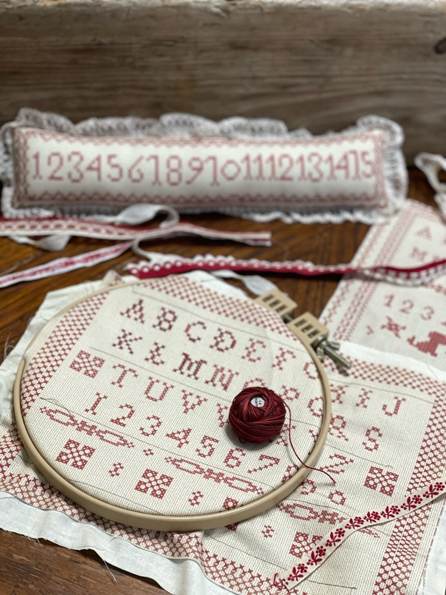 French Sampler stitch kit | Linen Closet Designs