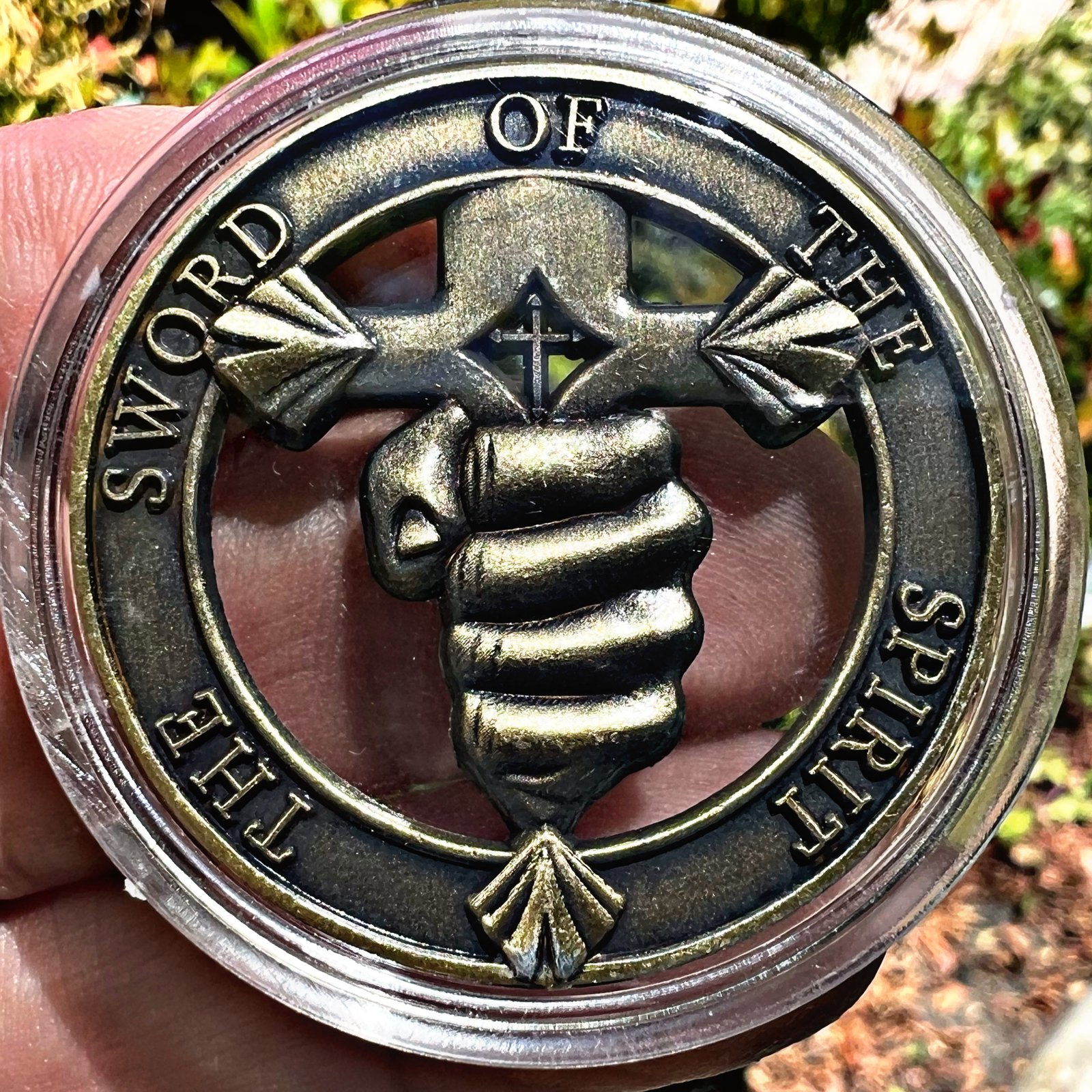 SWORD OF THE SPIRIT ~ COMMEMORATIVE COIN | OLD PATROL HQ / FIERCE 5%