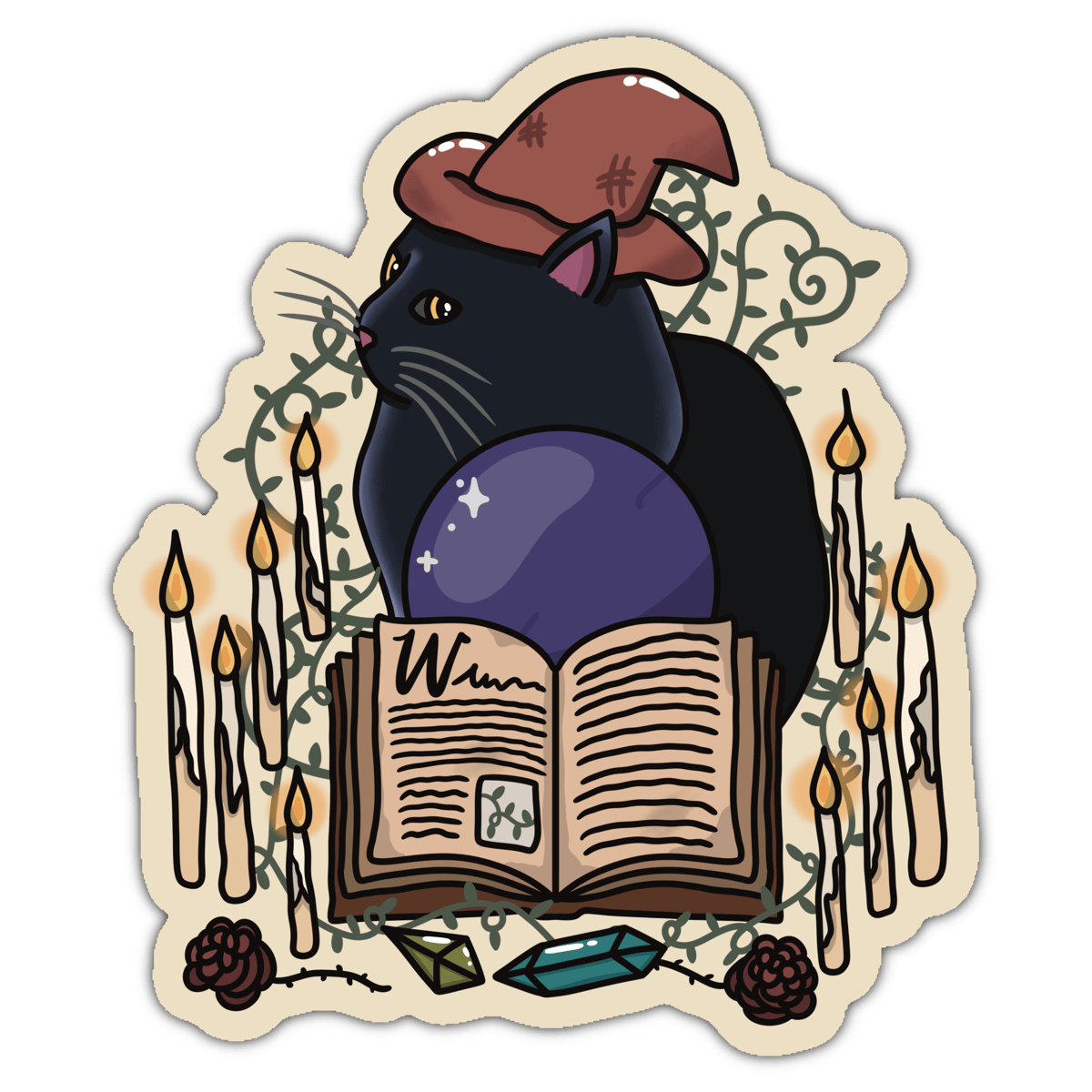 Spell Cat - Sticker | Amanda Eiden