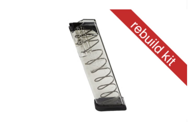 ETS MAG FOR GLOCK 9MM 17 Round - SMOKE - Rebuild Kit | Badger Mountain ...
