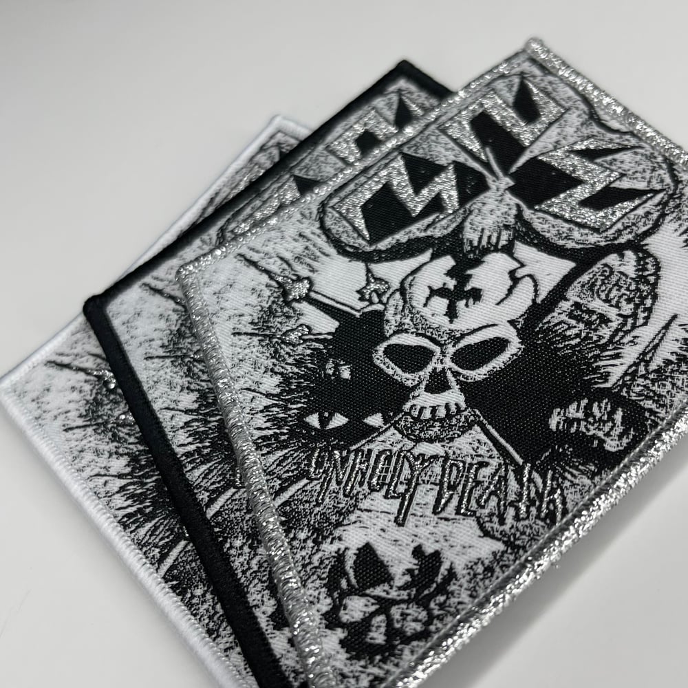 NME - Unholy Death Woven Patch | Armed With Hammers Productions