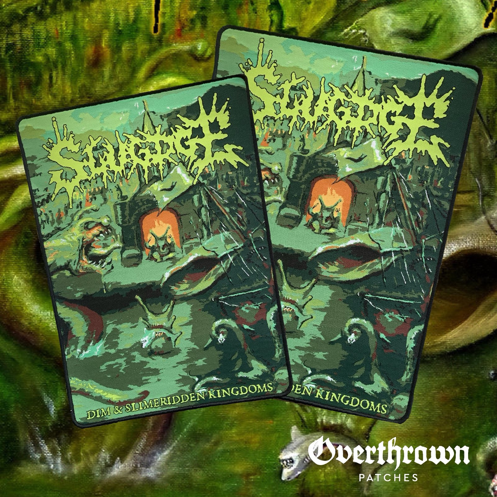 Slugdge - Dim and Slimeridden Kingdoms Backpatch | Overthrown Patches