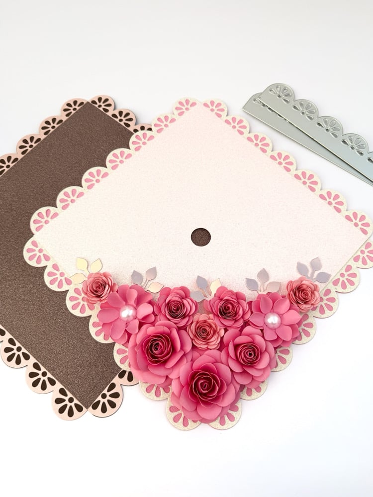 Talavera Grad Cap Outer Border Metal Diecut | Lizzyfab Creations
