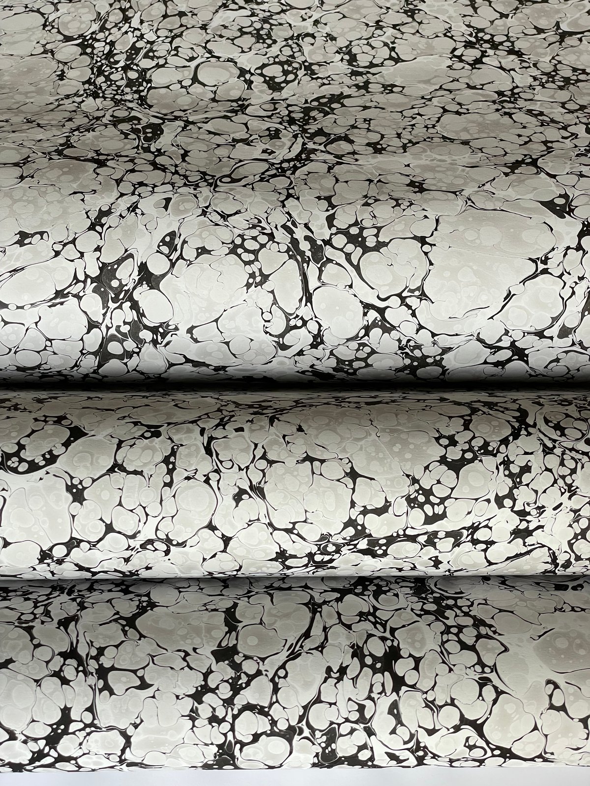 Monochrome Stone - Permanent Collection | Emily Romero Marbled Paper ...