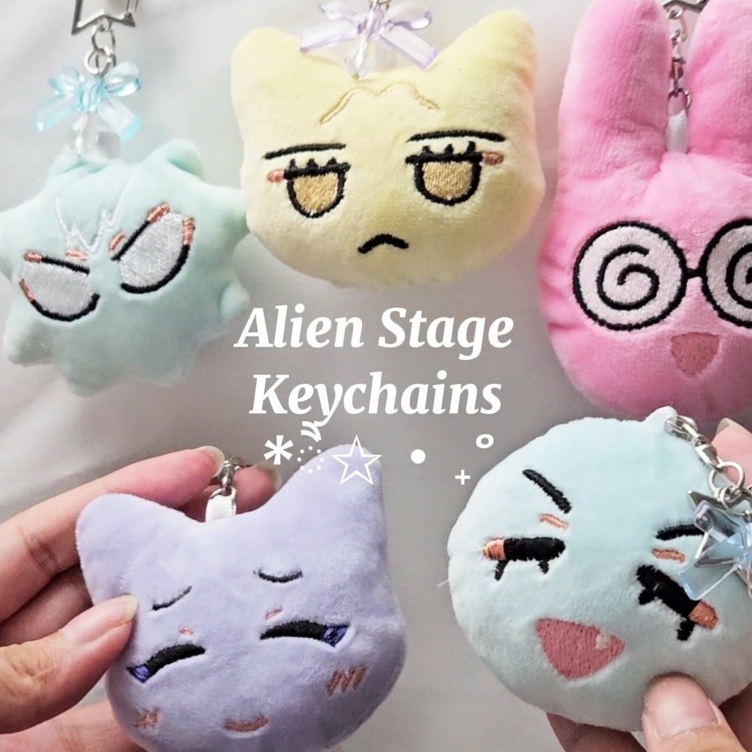 [ALNST] Handmade Alien Stage Plush Keychain | Bearries