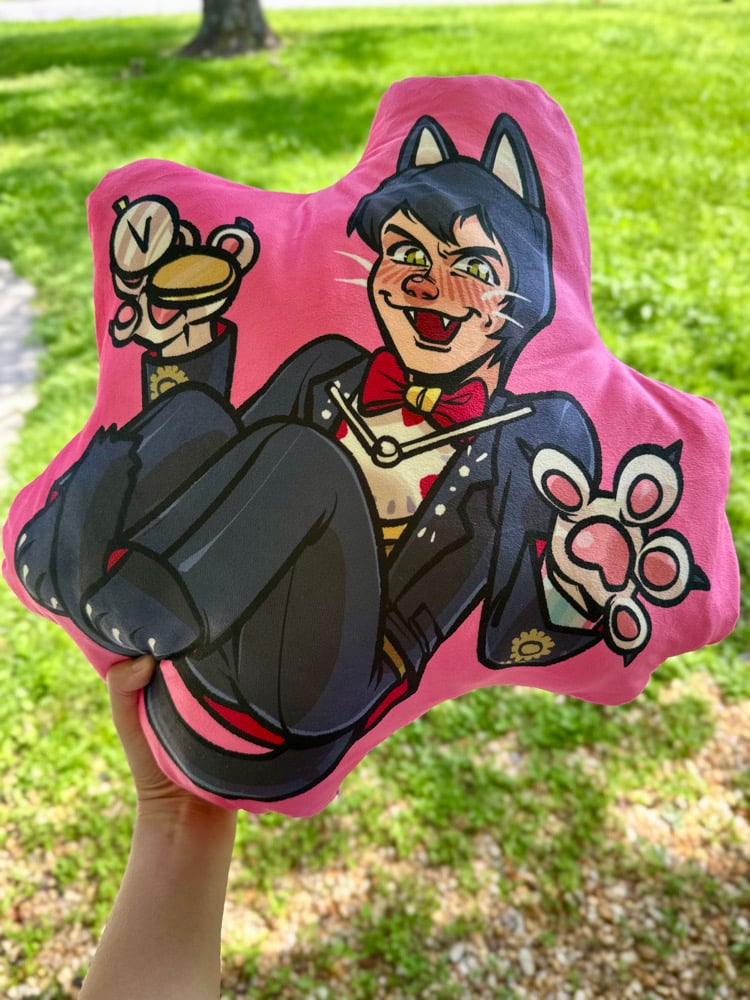 Timothy Timepiece 20” Pillow! | Twilight Palms