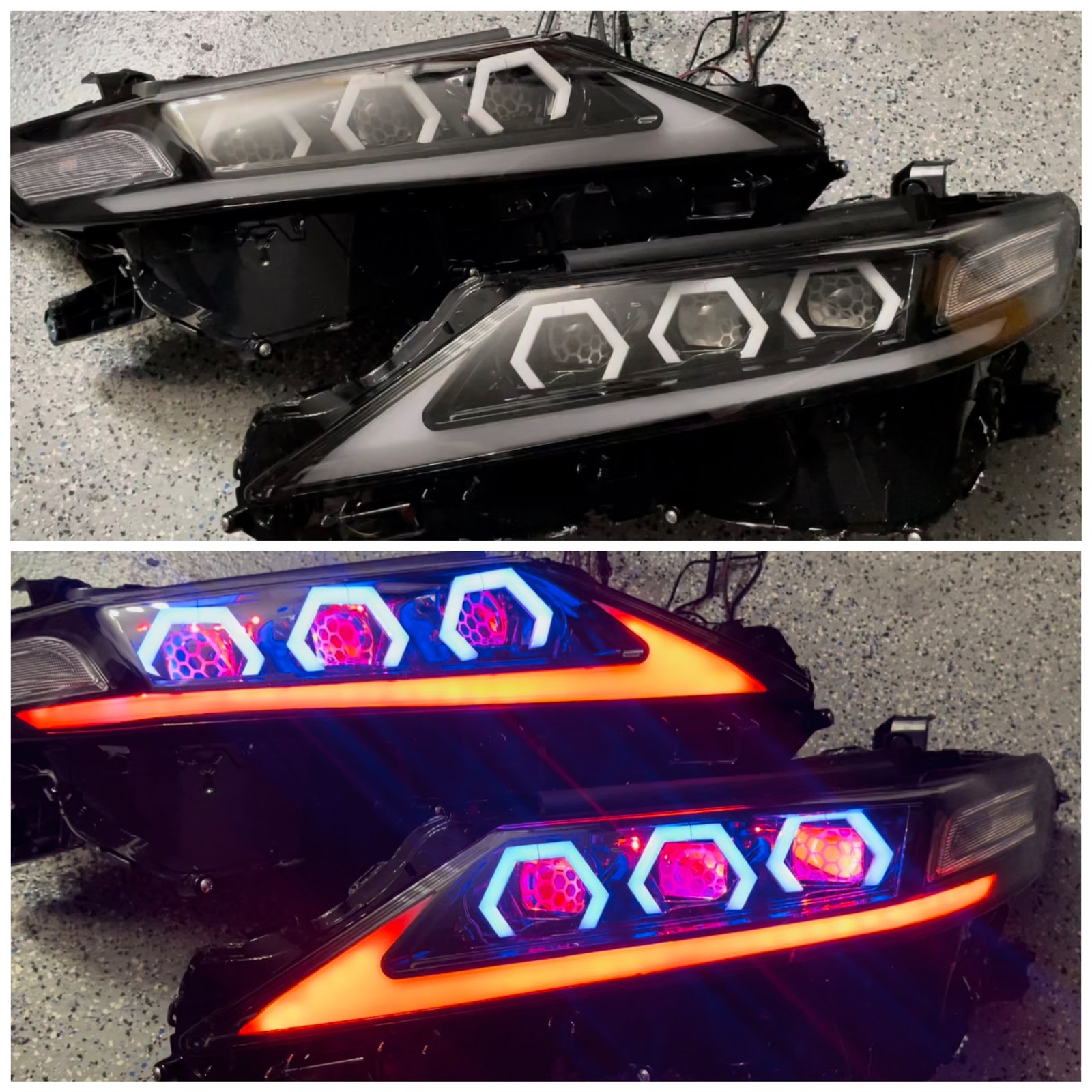 2018-2023 Camry Triple Beam Custom Headlight | Oc Retrofit