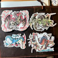 Monster Hunter Stickers+ Pt 1 | Dalton Doodles Online Shop