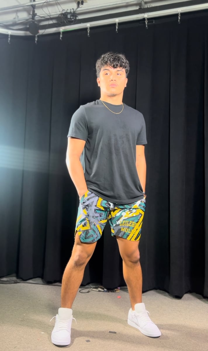 Leilehua Mules Retro Shorts | LeilehuaMerch