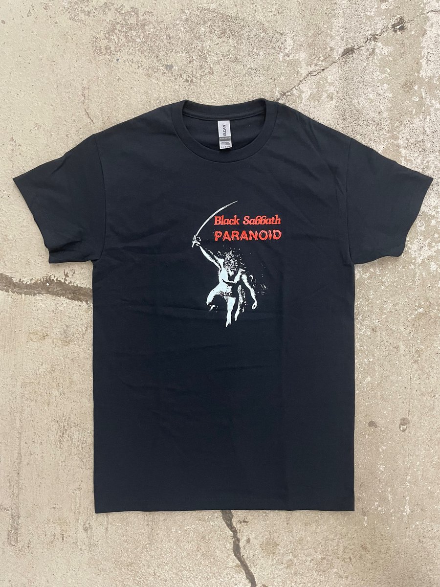 Black Sabbath "Paranoid Again" T-shirt | naughtydogs