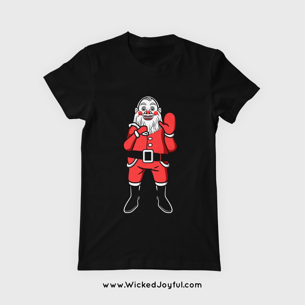Creepy Santa T-Shirt | Wicked Joyful
