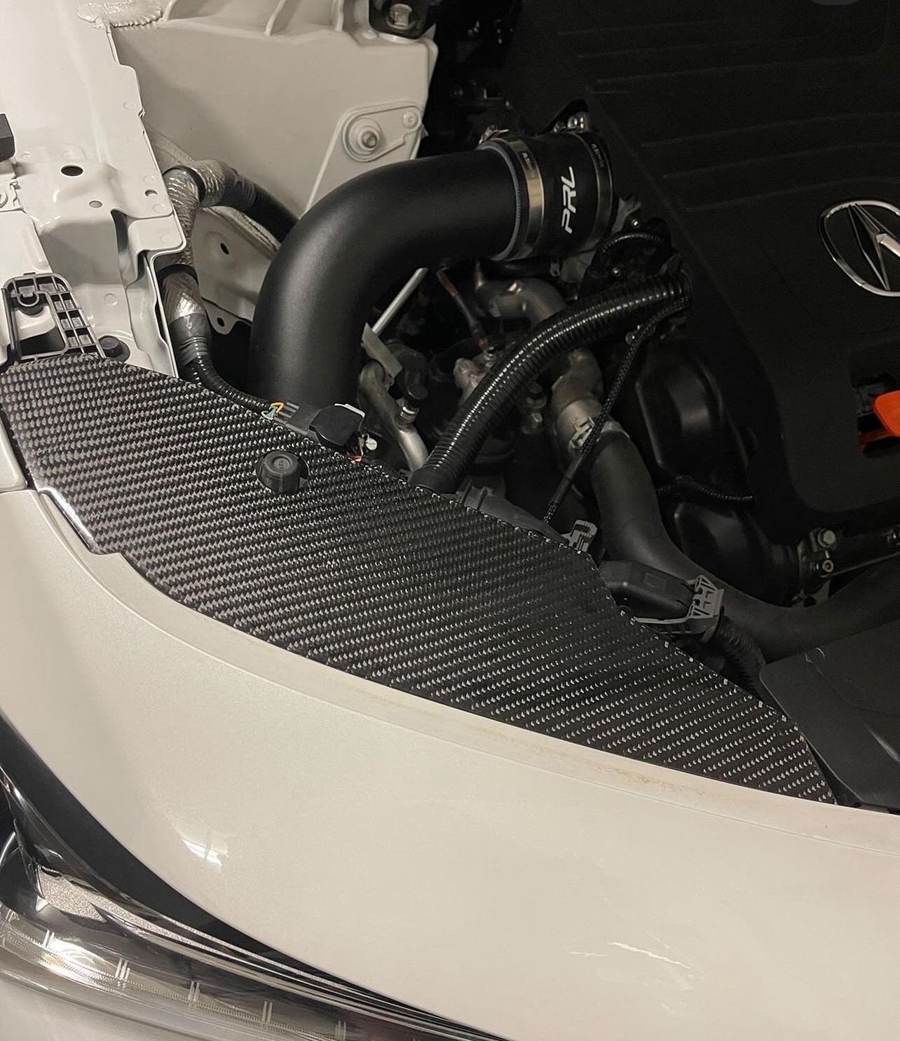 AERO CARBON- (2021+) Acura TLX Side Radiator Plates | Aero Werk Sports