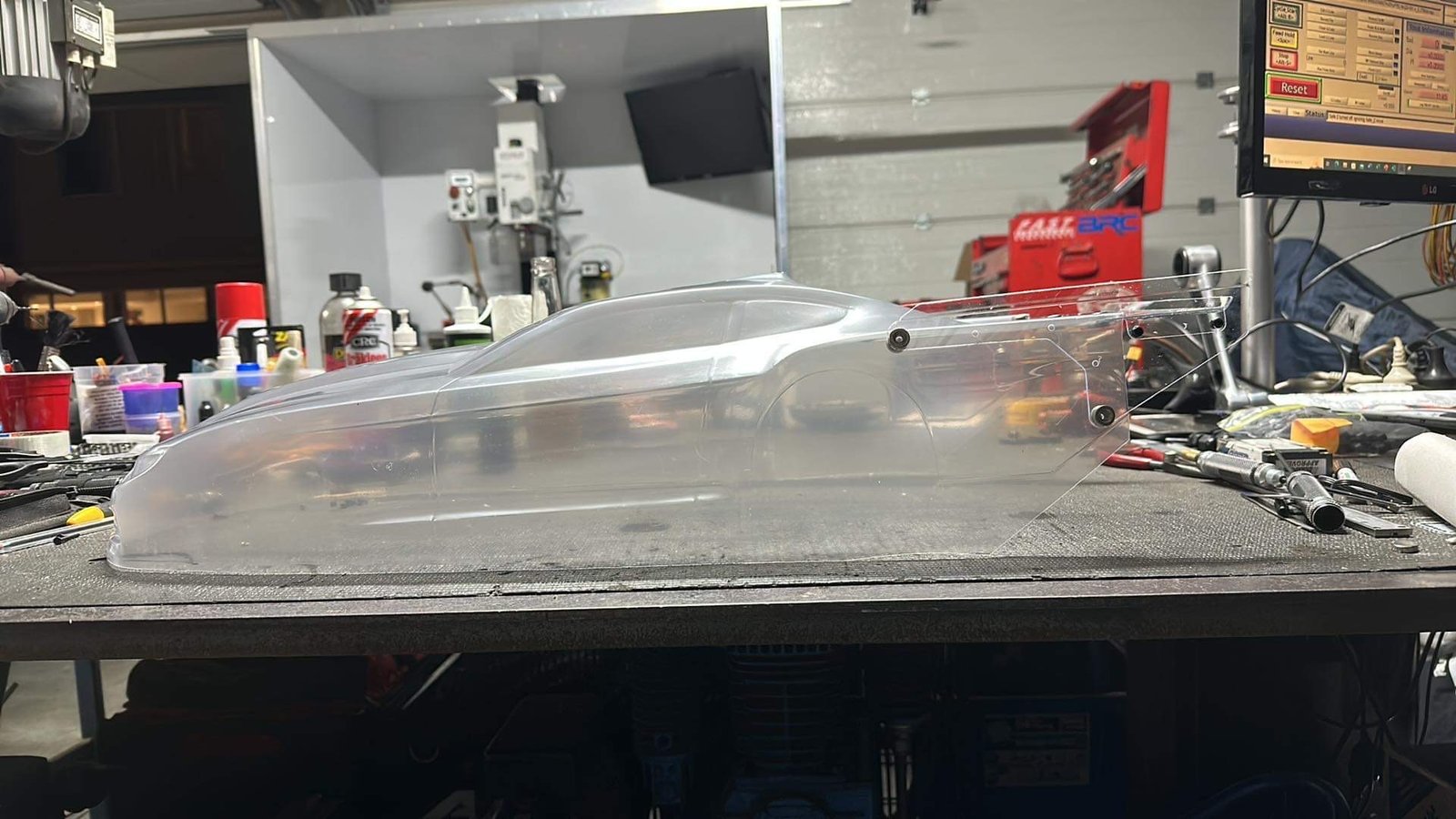 UFRC PC Wing to suit Racer RC MACH-23 No Prep Drag Body | UNFAIR RC