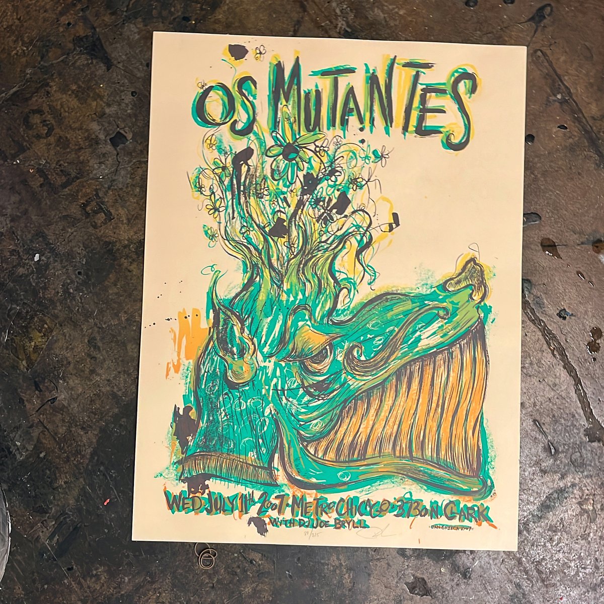 Os Mutantes | Ground Up Press: Artwork by Dan Grzeca
