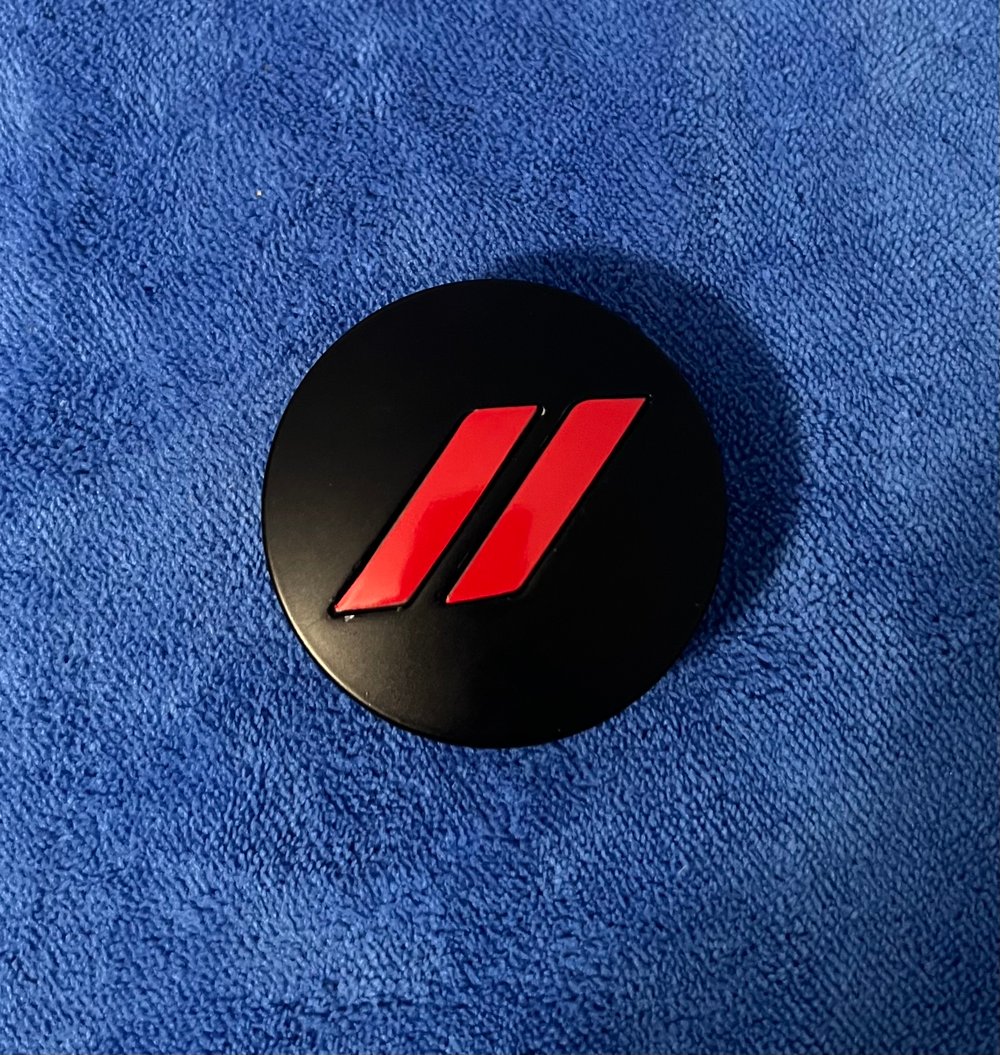 Dodge Wheel Center Cap Hash Stripe Decals | The Overlay Guy