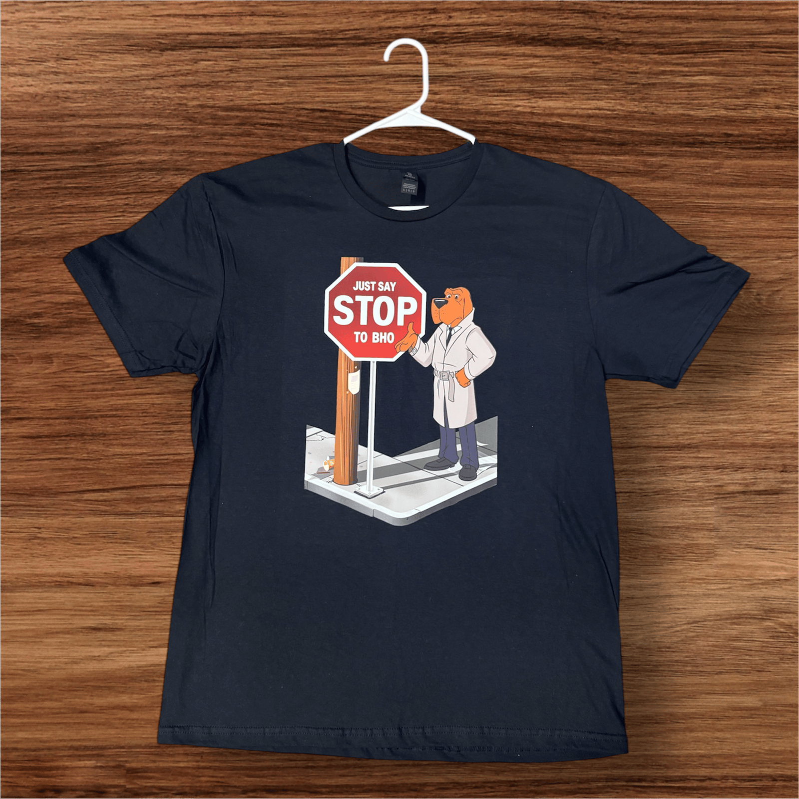 Say Stop To Bho- Mcgruff the Hashhound (XL-3XL) | Mattitudemats