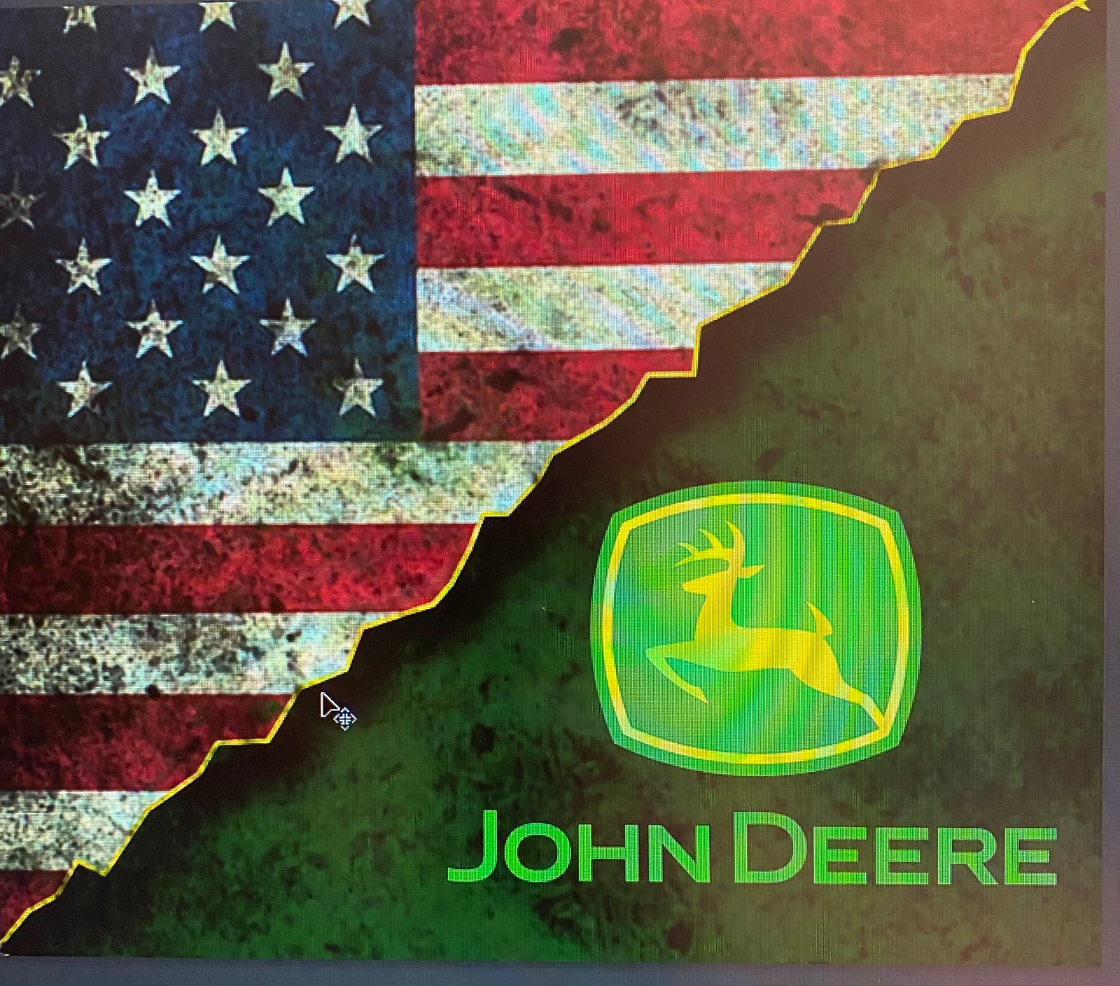 Camo John Deere Logo Background