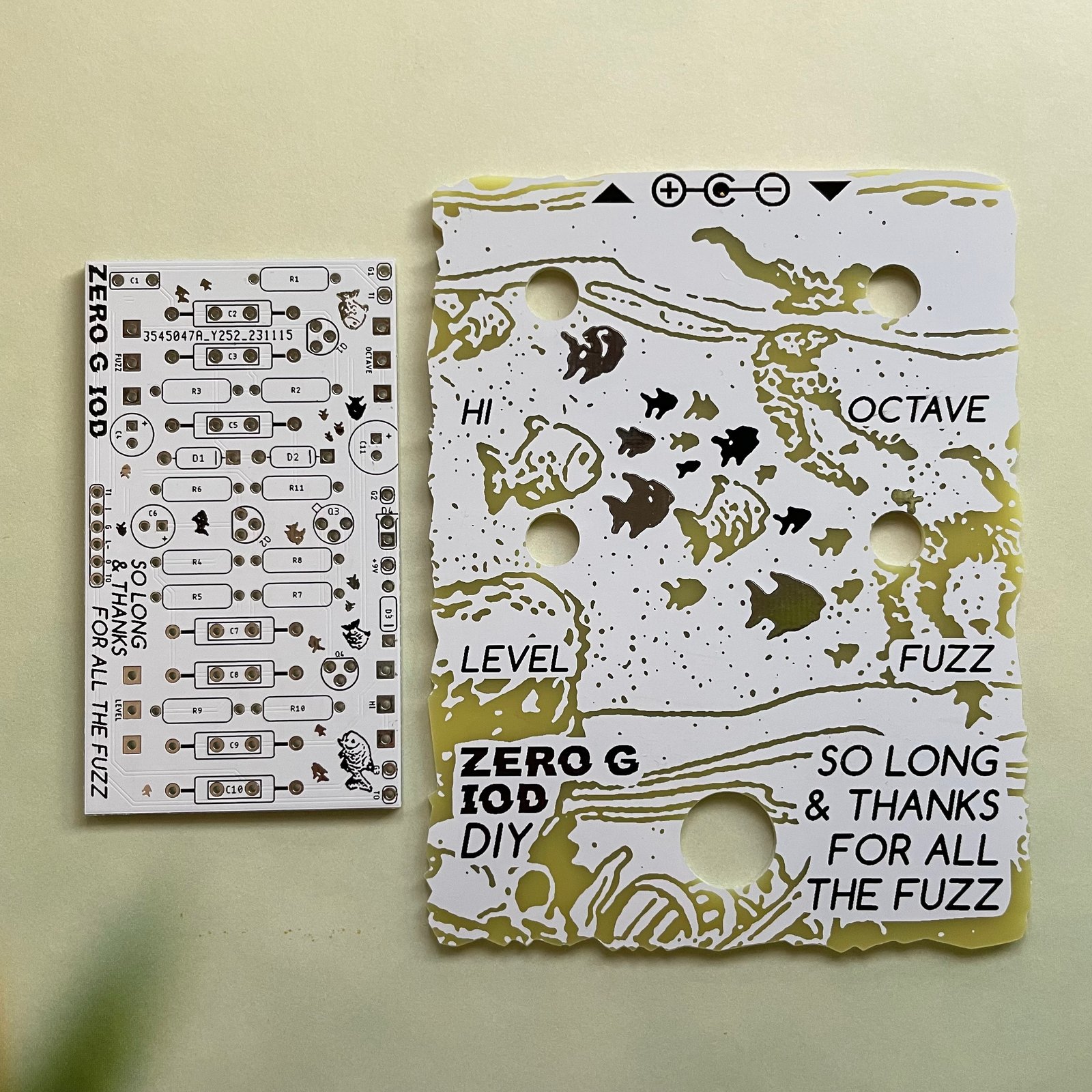 So Long and Thanks for All the Fuzz PCB and Faceplate - Electra ...