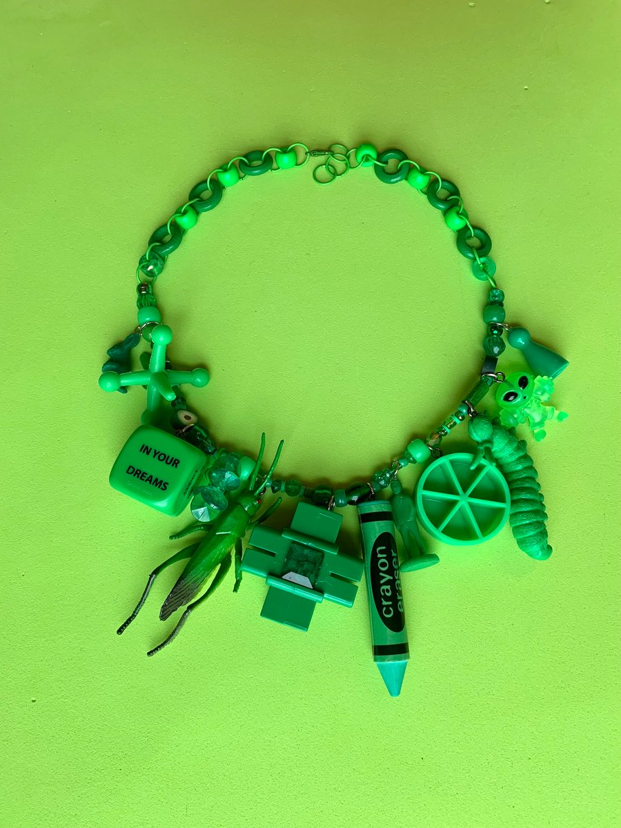 Green Goobers Necklace | Citrus Witch Craft