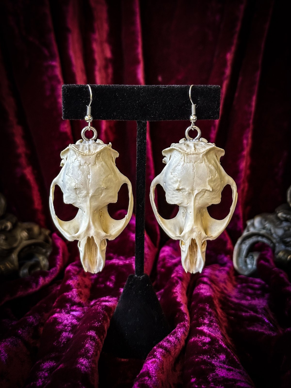 Animal skull earrings store