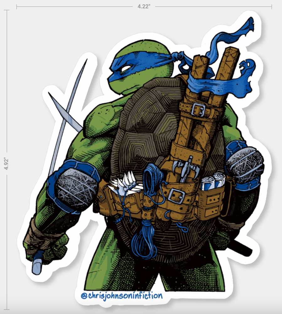 TMNT Sticker Pack (4 bros) PRE-ORDER | ChrisJohnsonInFiction