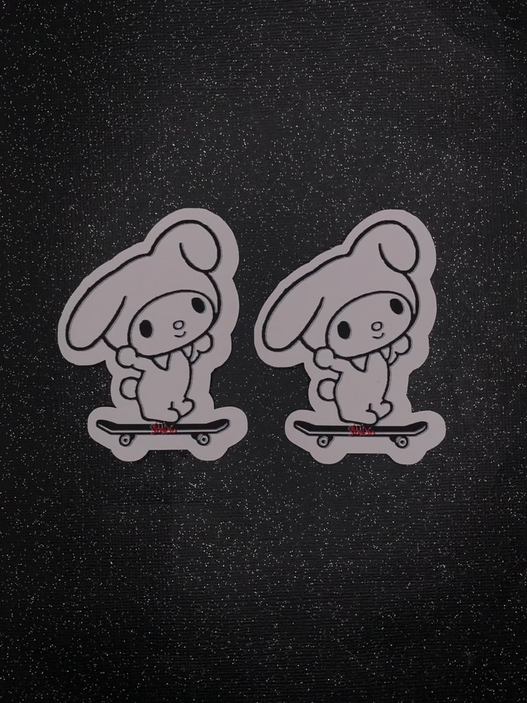 My Melody Skateboarding Sticker | Beauty By $hade