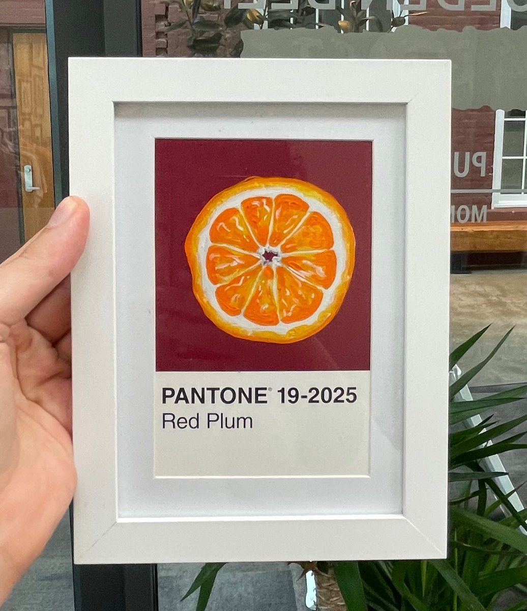Orange Slice Pantone | CJ MONET ART