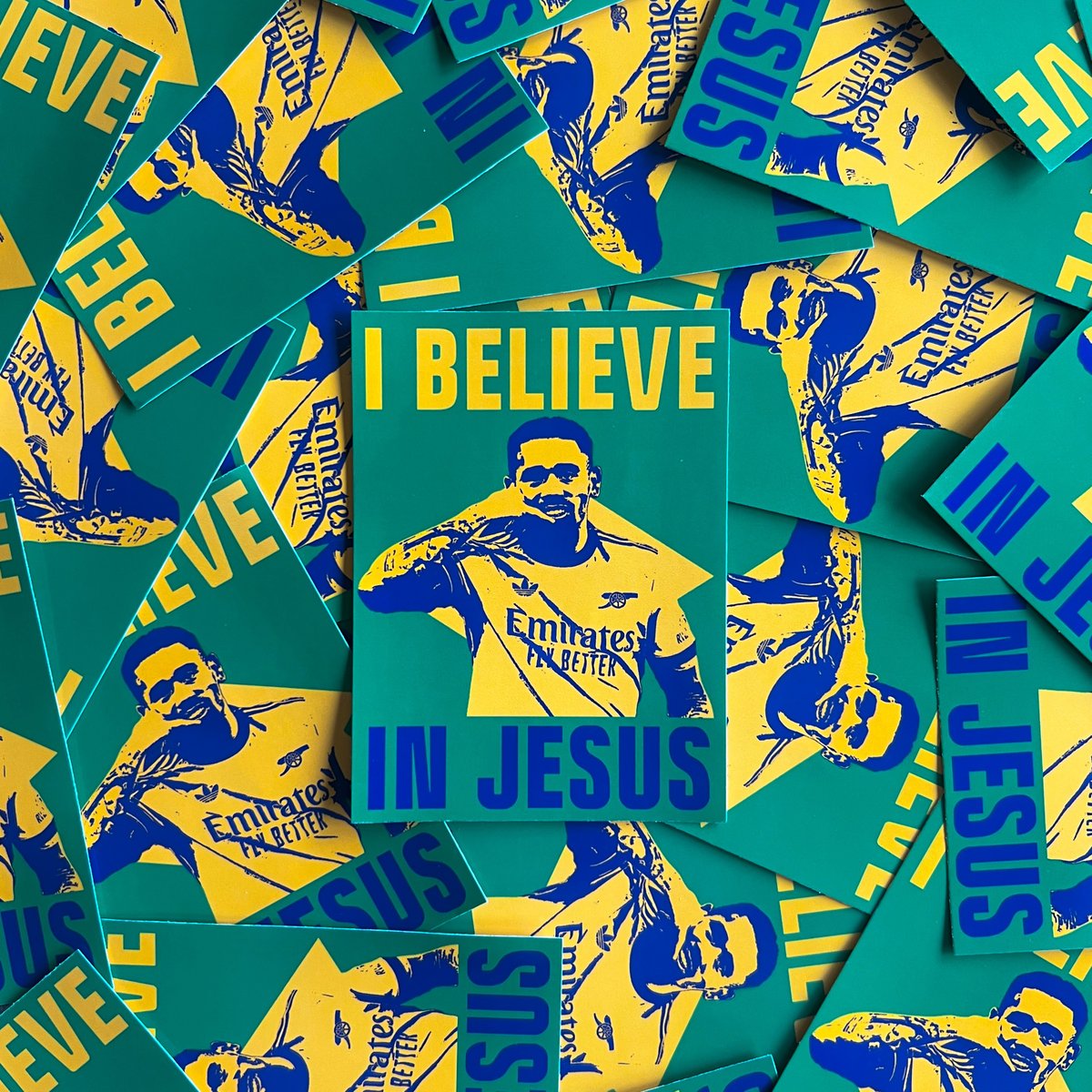 Gabriel Jesus Stickers | The Arsenal Stickers