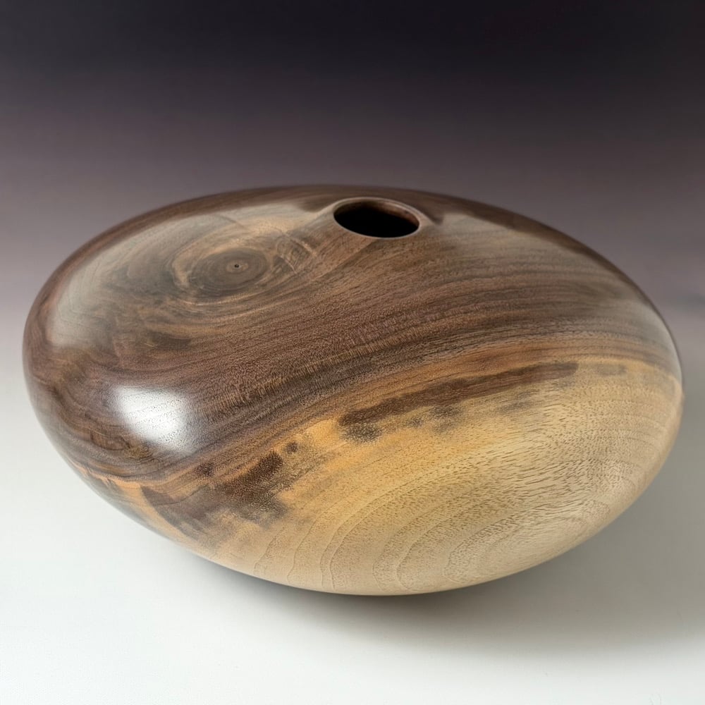 Black Walnut Wood Hollow Form (0506) | J. Winters Fine Art