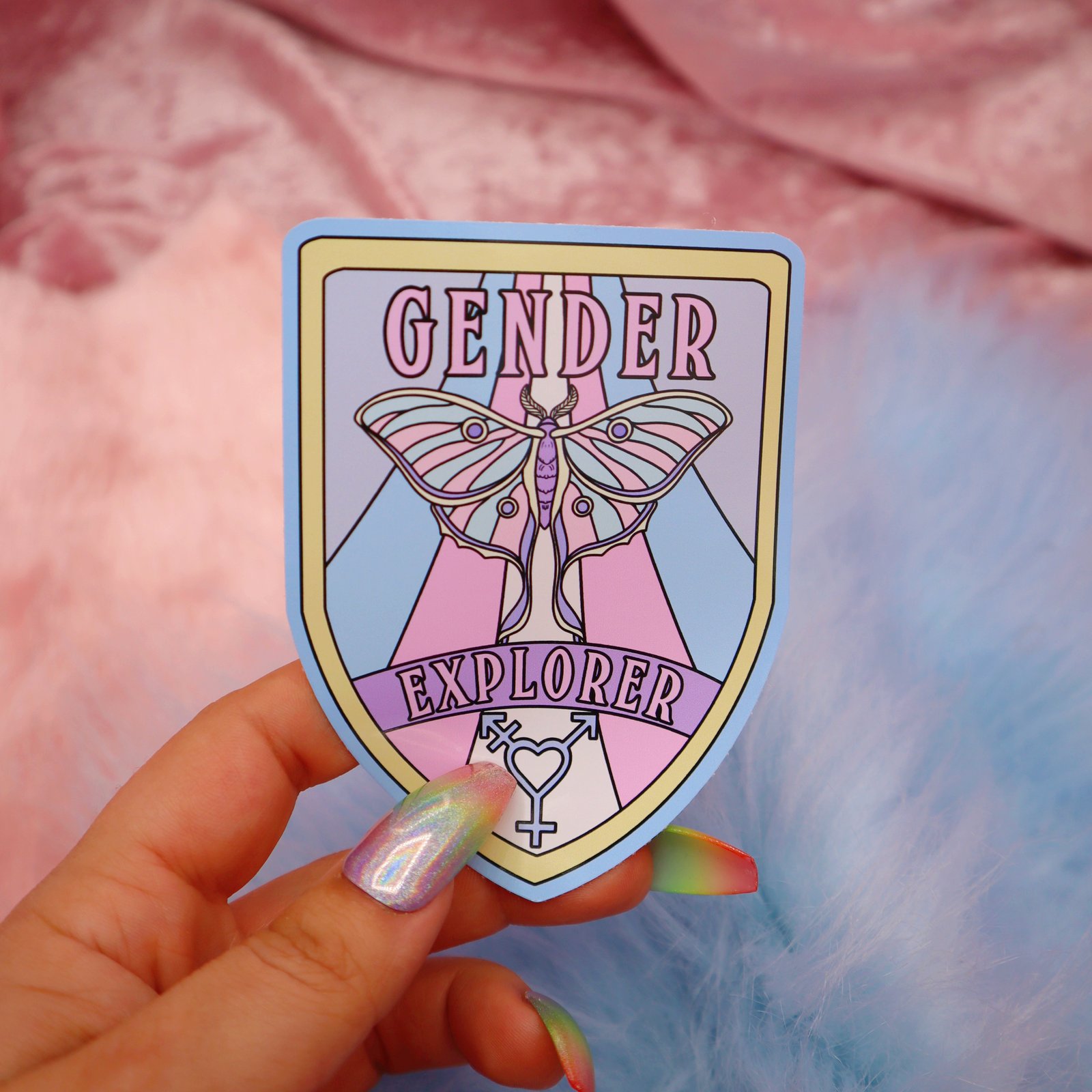 Gender Explorer Large Vinyl Sticker | Abprallen