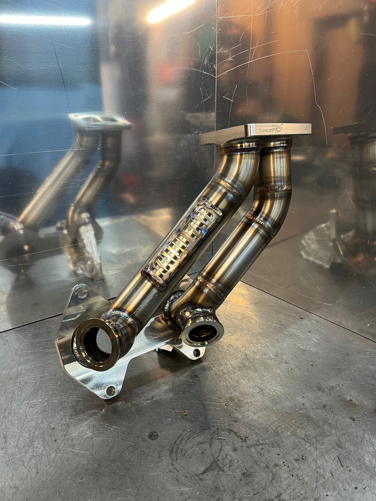 Kaiju Fab Mazda FD RX7 13b Turbo Manifold 1.5" | Kaiju Fabrications