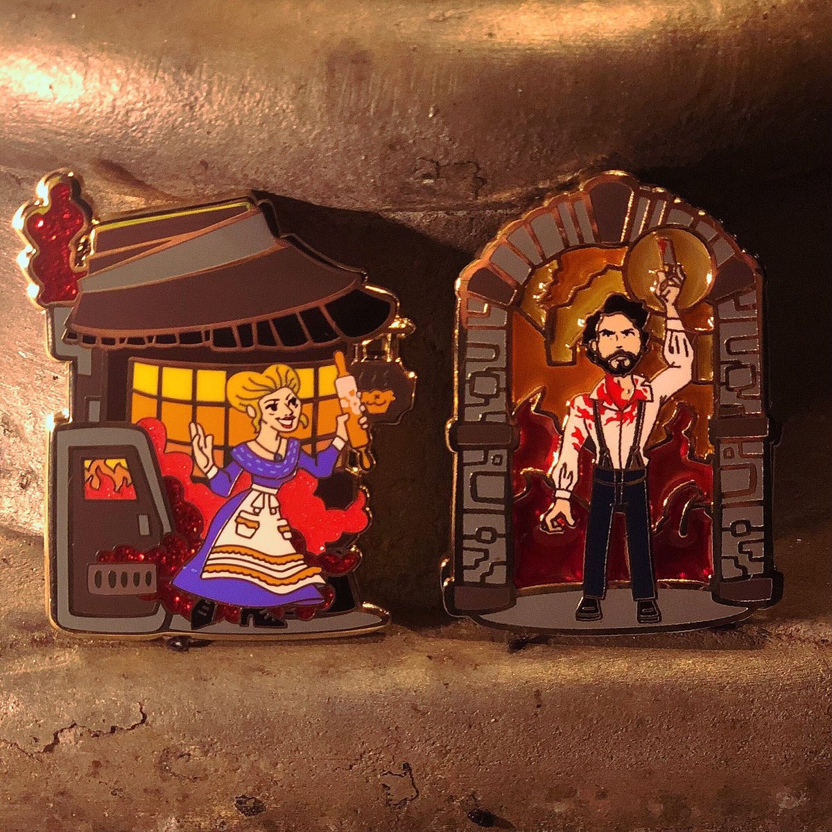 Musical-Inspired “Demon Pins of Fleet Street” Pins | Lenlencreates