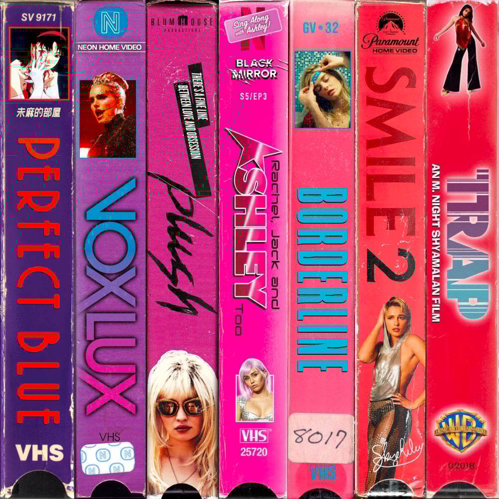 Main Pop Girl VHS Stack | Shawn Mansfield Art