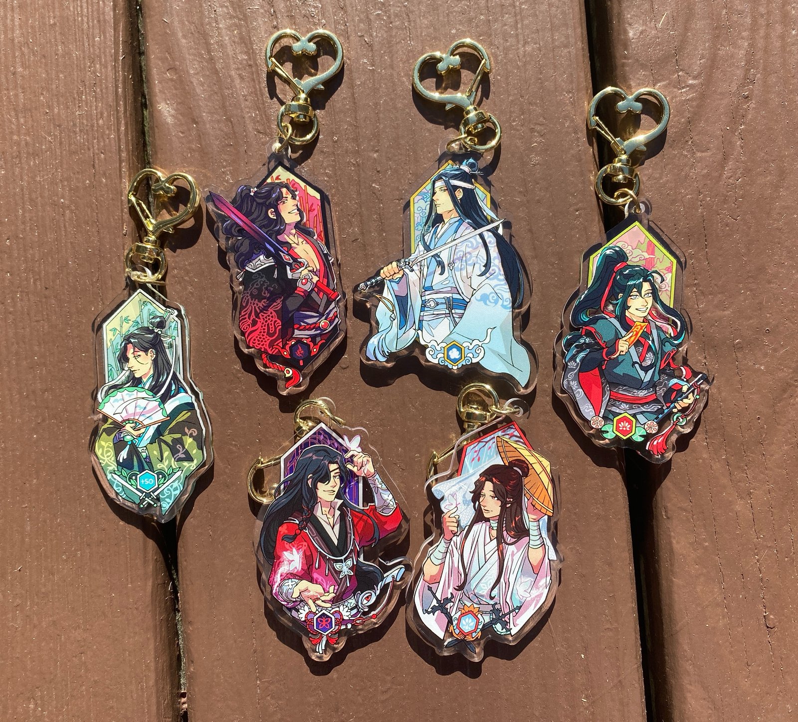 Chinese Wizard Acrylic Keychains | laropins