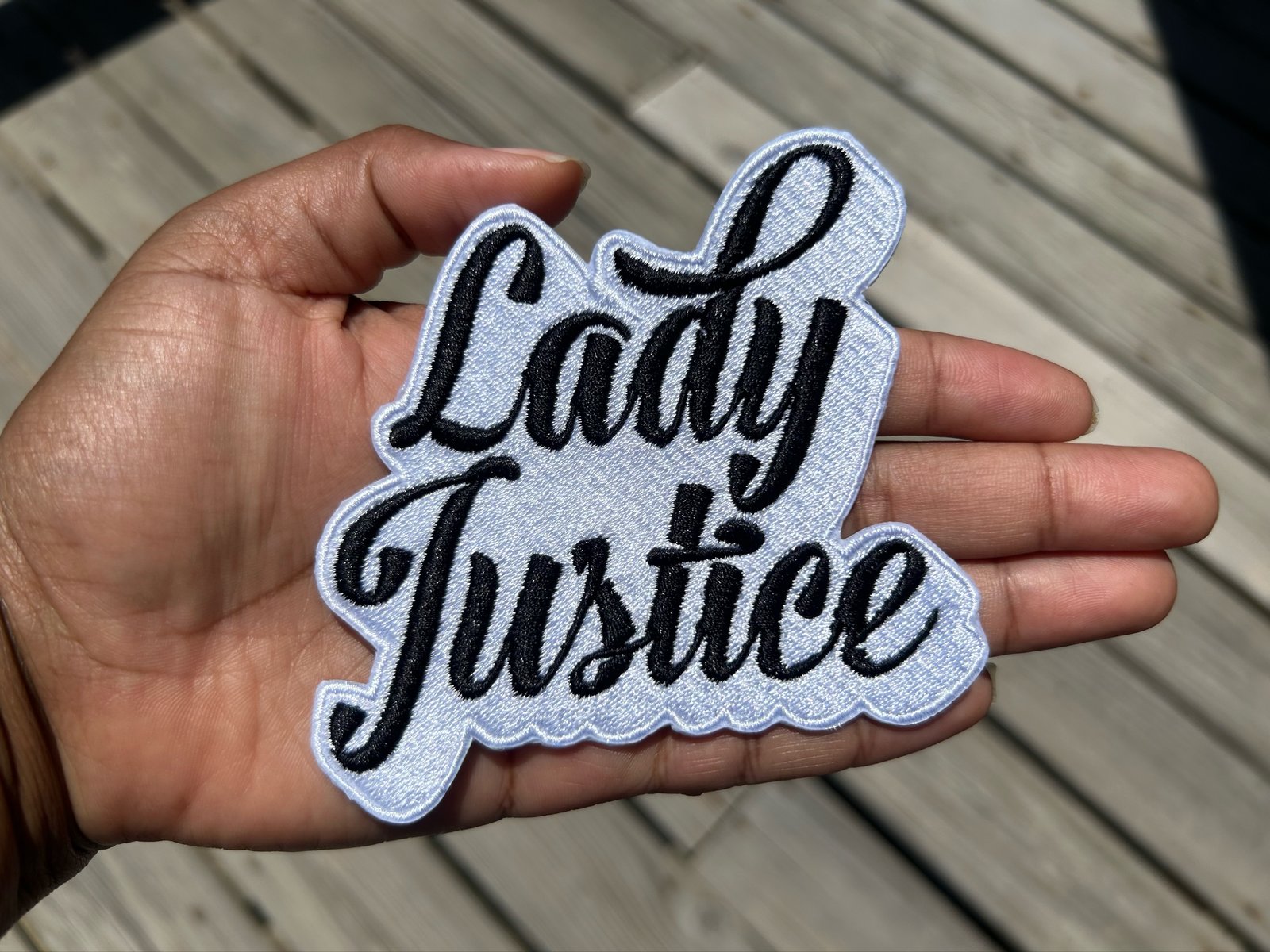 Lady Justice Patch / Custom Colors | Universal Sankofa