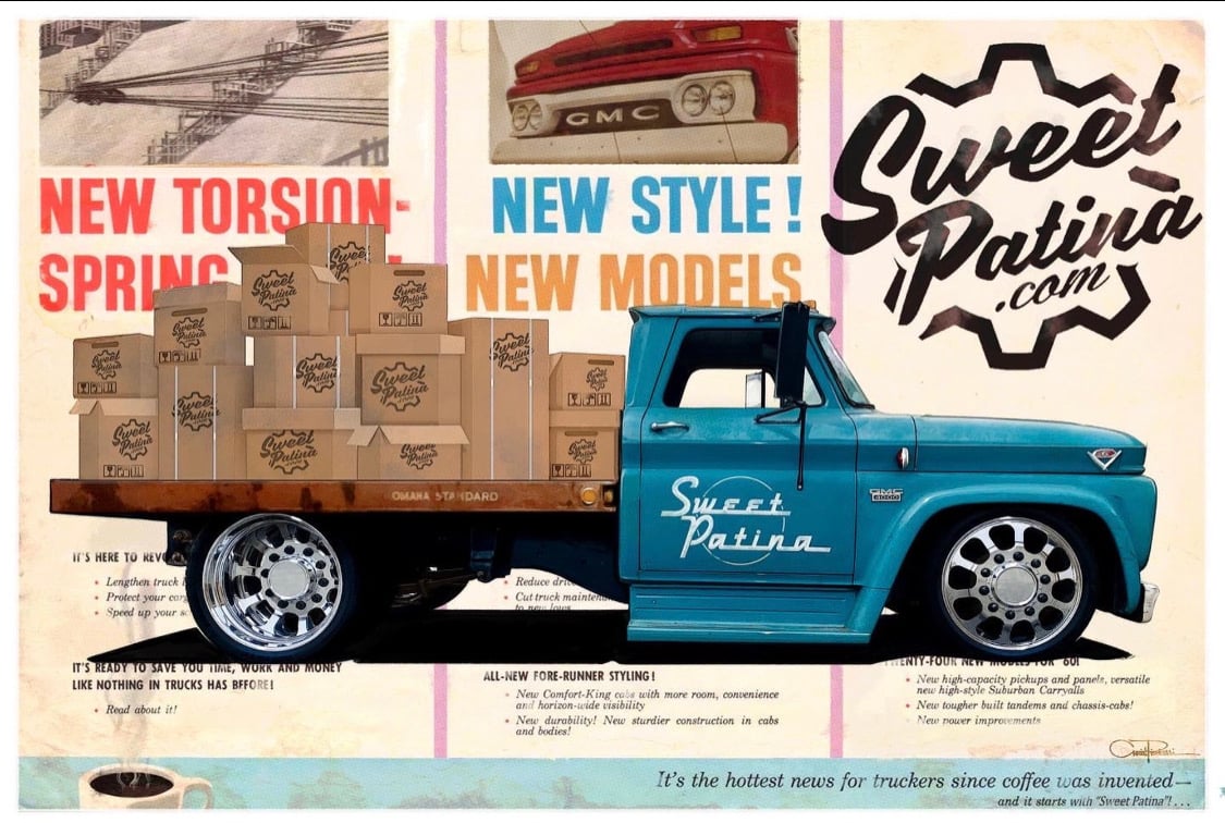 Porky The Tow Pig Banner | Sweet Patina